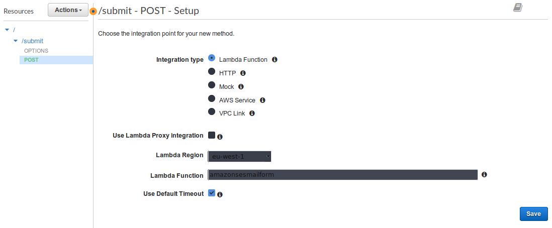 Build Serverless Contact Forms For Amazon S3 Static Websites With Aws Lambda Amazon Api Gateway 7535