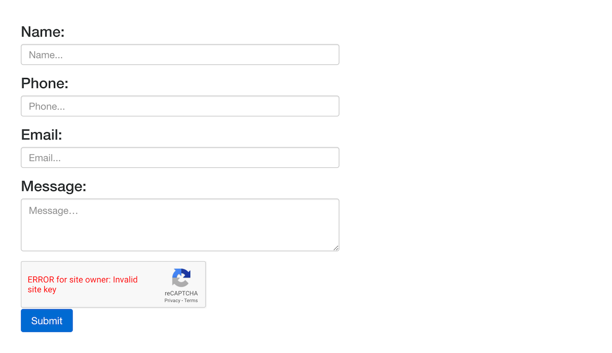 Build Serverless Contact Forms for Amazon S3 Static Websites with AWS ...